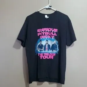 hot ice | Shirts | Enrique Iglesias Putbull Ricky Martin Black Graphic ...